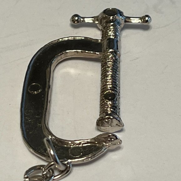 Accessories | Vintage C Clamp Tools Carpenter Keychain | Poshmark